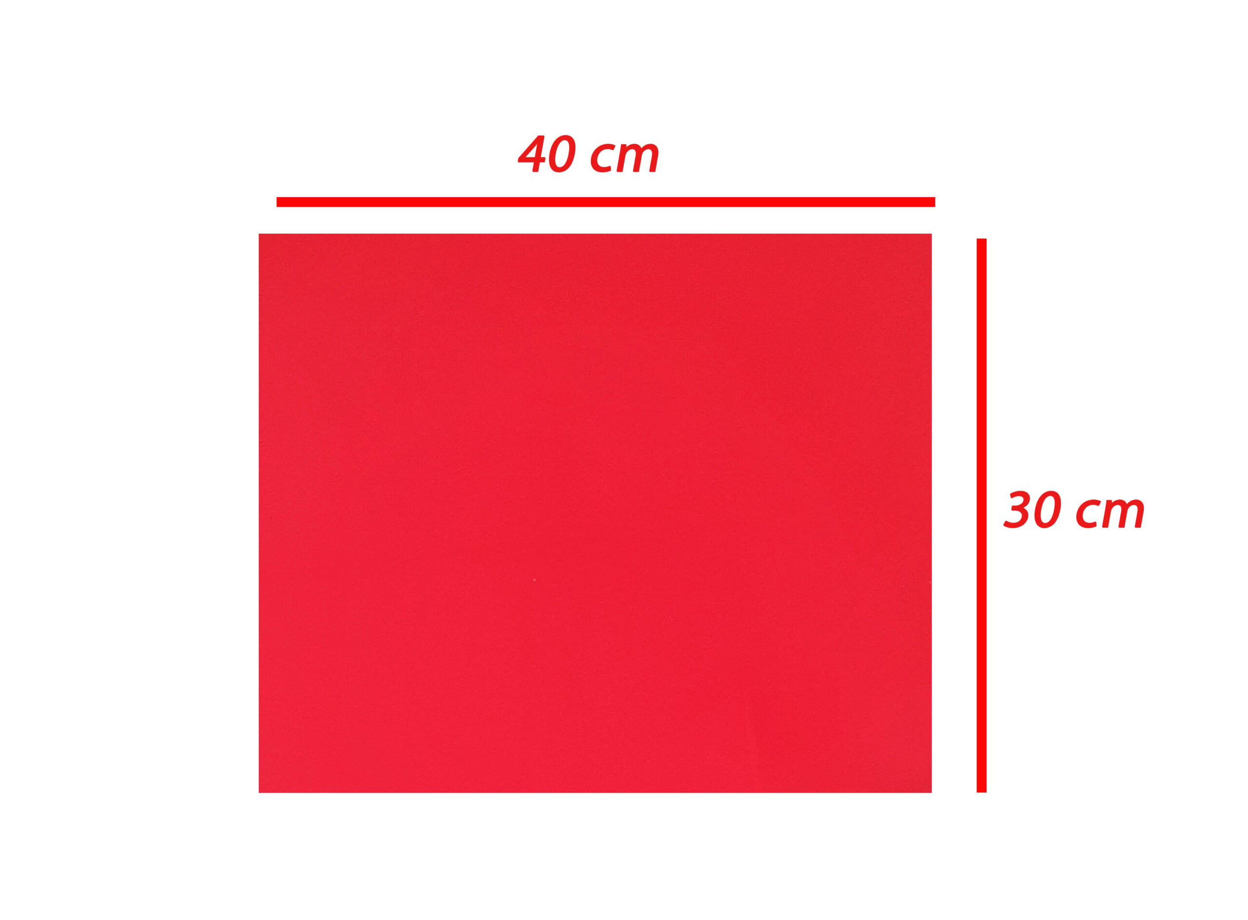 ACRYLIC RED 4MM (30*40CM) – Best Services
